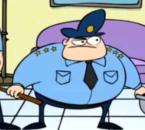 Fat Policeman Cartoon