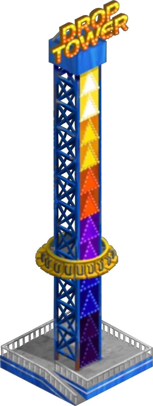 Drop Tower Ride | Crime City iOS | Fandom