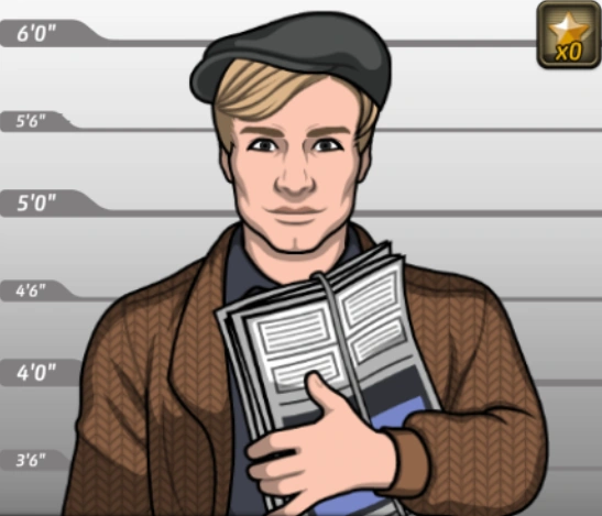 Bucky Johnson | Wiki Criminal Case Grimsborough | Fandom