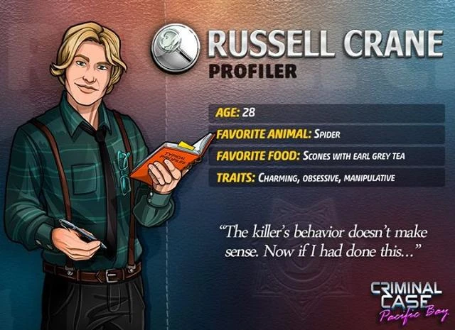 Russell Crane | Criminal Case Wiki | Fandom