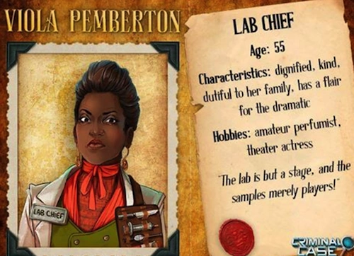 Viola Pemberton | Wiki Criminal Case | Fandom