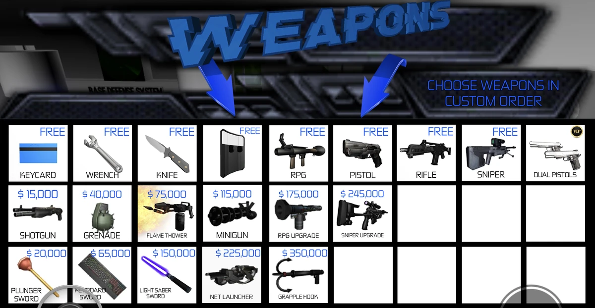The Weapons Shop | Criminal Vs Swat Wiki | Fandom