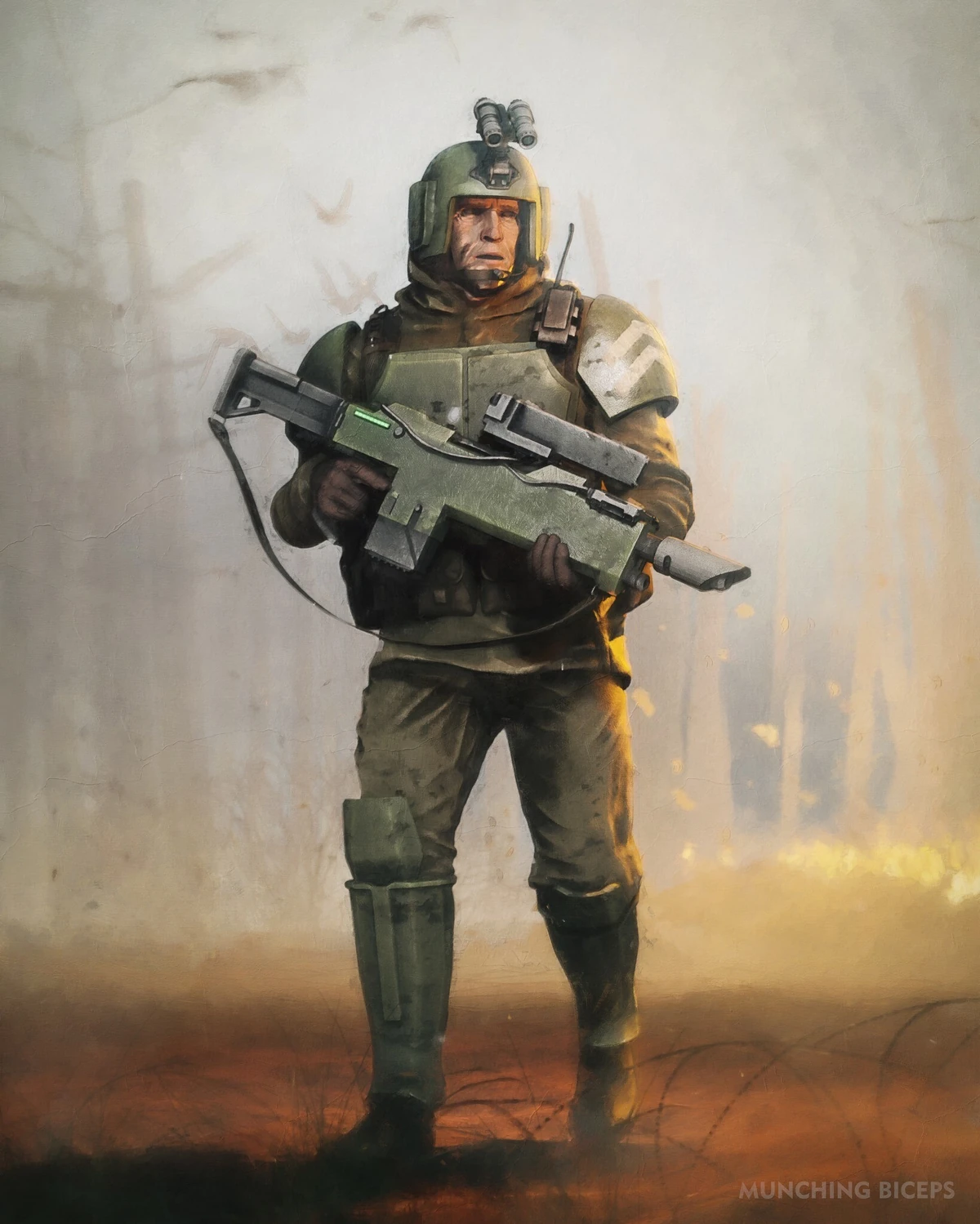 Imperial Guard Sergeant | Crimson Dawn: The Imperium Comes To 1984 Wiki ...