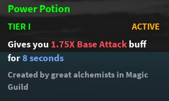 Power Potion | Critical World: Landovus Wiki | Fandom