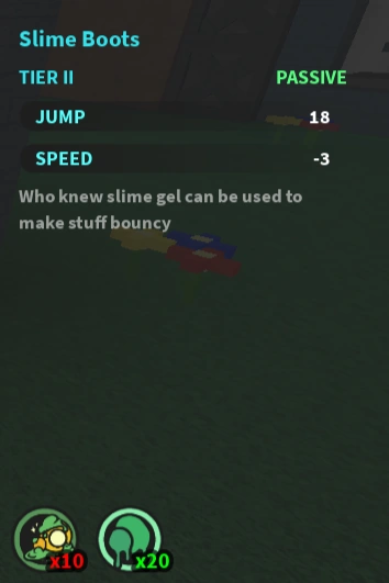 Slime Boots | Critical World: Landovus Wiki | Fandom