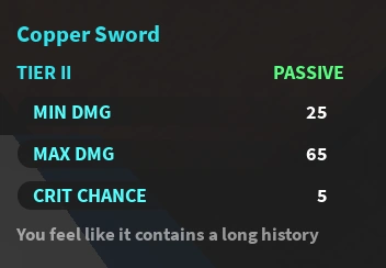 Copper Sword | Critical World: Landovus Wiki | Fandom