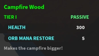 Campfire Wood | Critical World: Landovus Wiki | Fandom