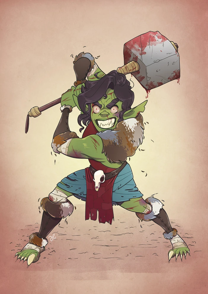 Goblin Barbarian Pathfinder
