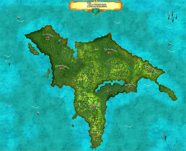 Mapa de Elysier | Cronicas Sagradas de Elyndor Wiki | Fandom