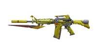 M4A1-S Red Knife Beast Noble Gold | Crossfire Wiki | Fandom