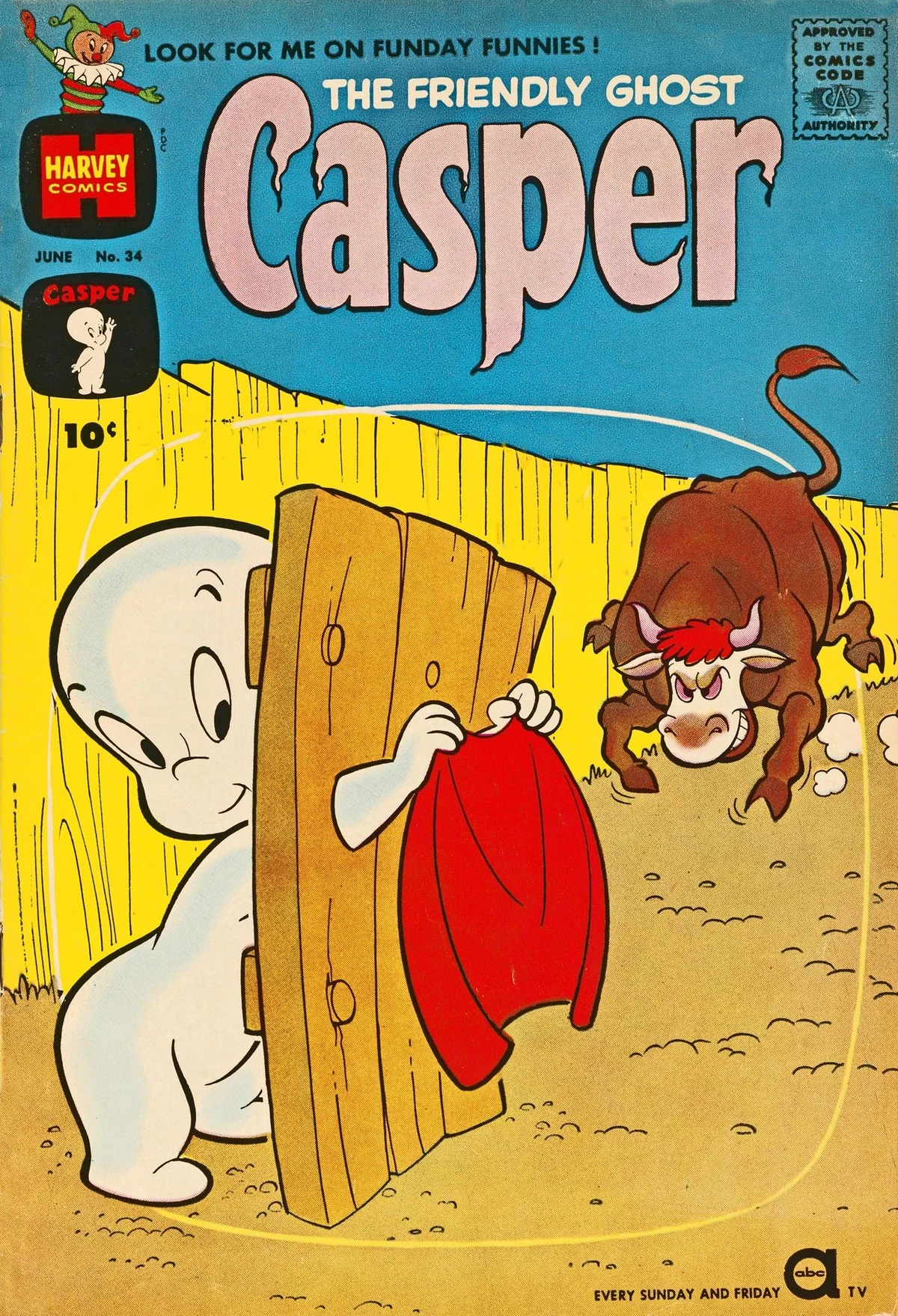 The Friendly Ghost, Casper Vol 1 34 | Harvey Comics Database Wiki | Fandom