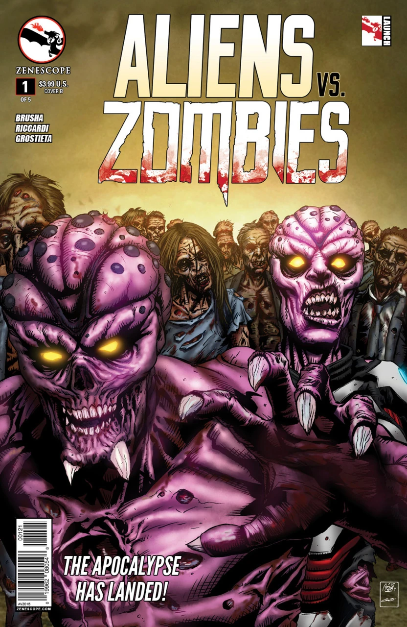 Aliens vs. Zombies Vol 1 1 | Zenescope Entertainment Wiki | Fandom