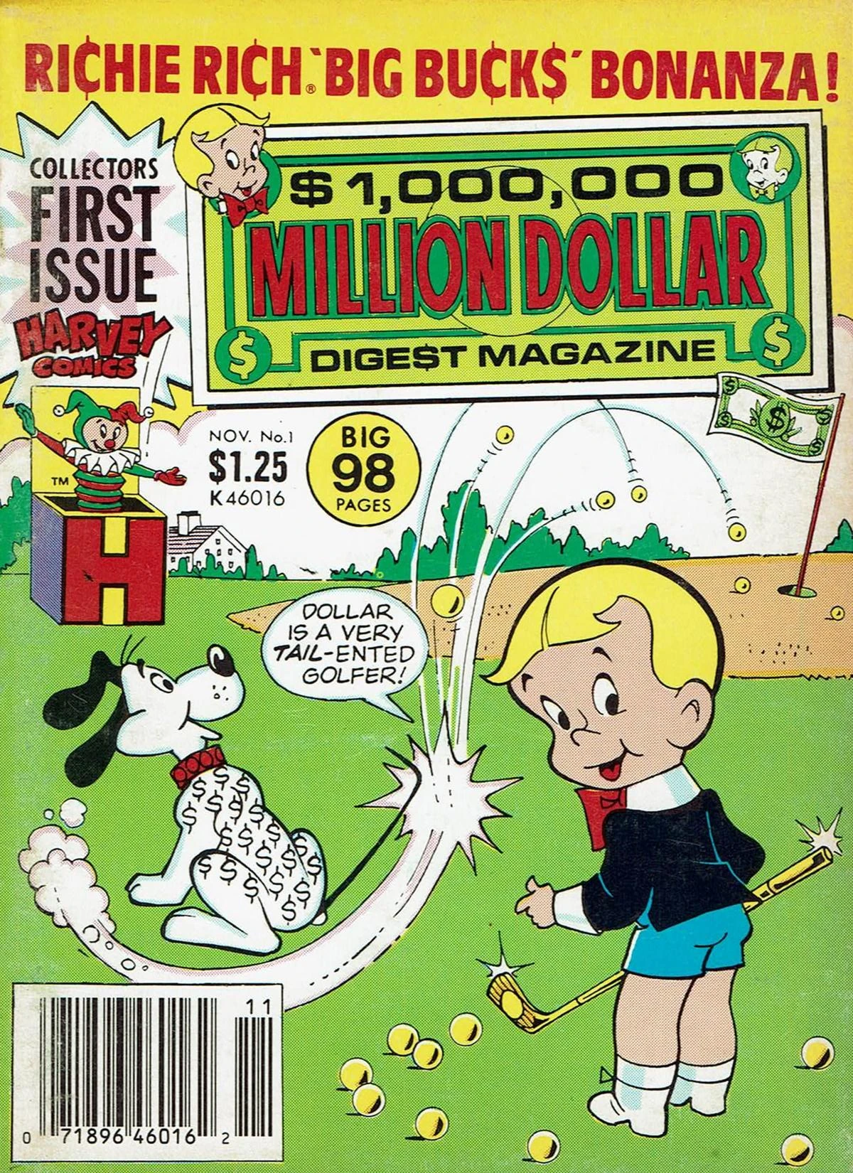 Million Dollar Digest Vol 1 1 | Harvey Comics Database Wiki | Fandom