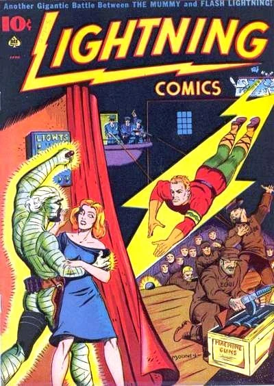 Lightning Comics Vol 1 6 | Hey Kids Comics Wiki | Fandom