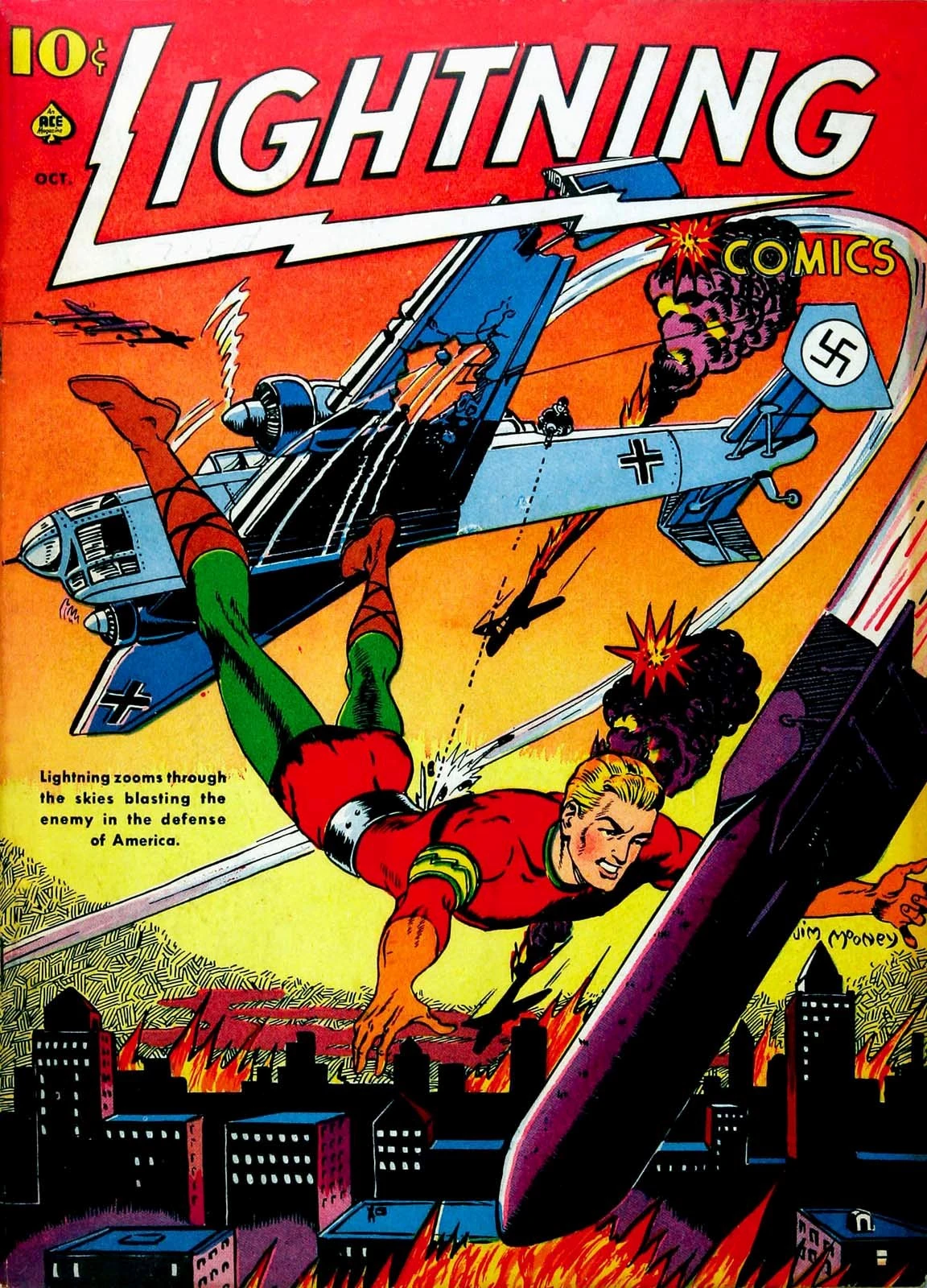 Lightning Comics Vol 2 3 | Hey Kids Comics Wiki | Fandom