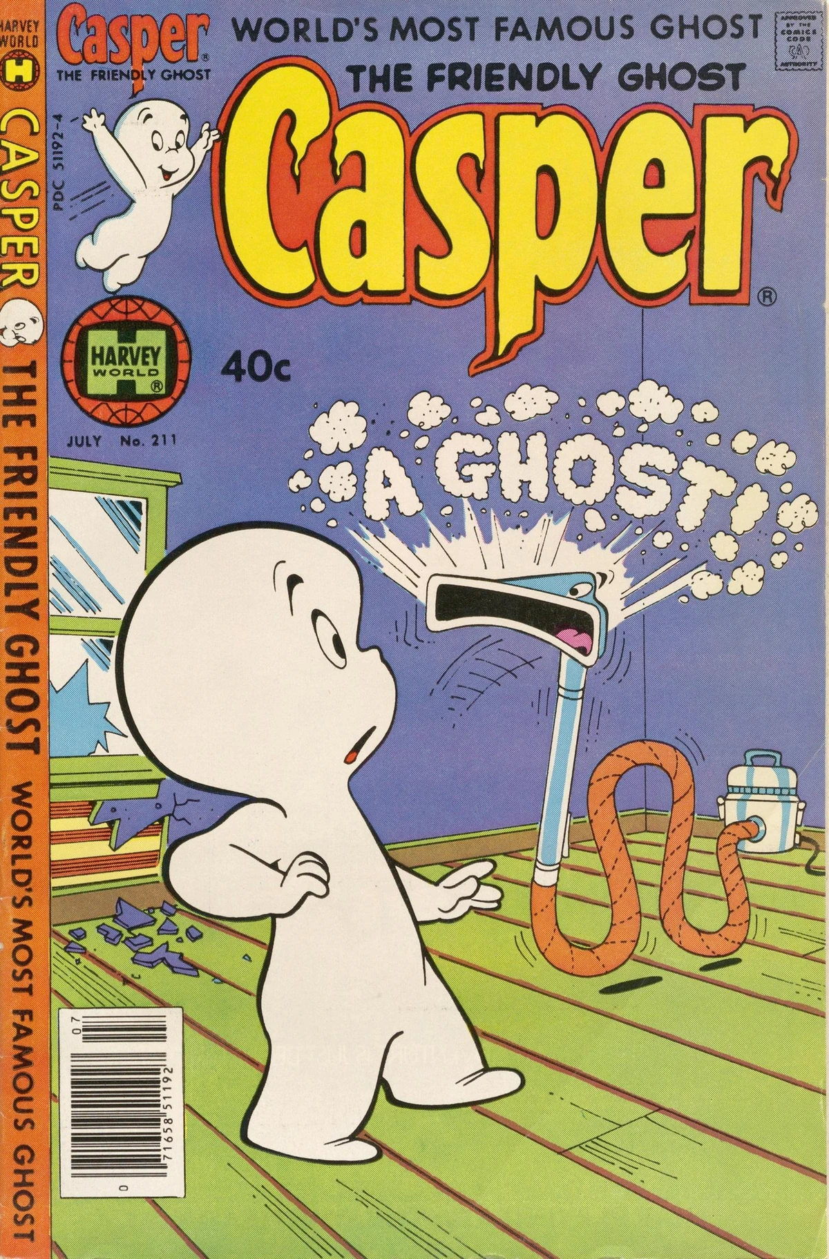 The Friendly Ghost, Casper Vol 1 211 | Harvey Comics Database Wiki | Fandom