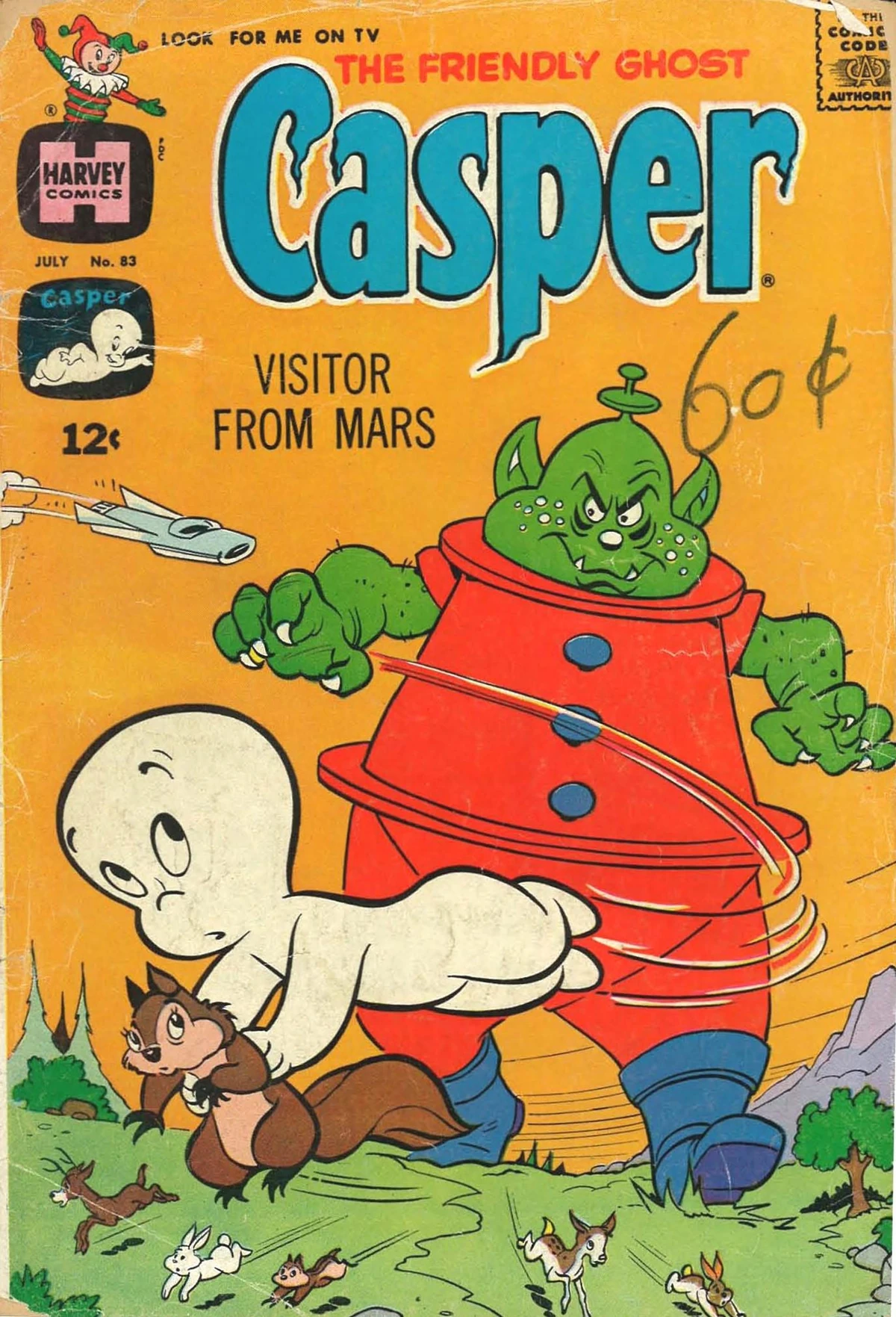 The Friendly Ghost, Casper Vol 1 83 | Harvey Comics Database Wiki | Fandom