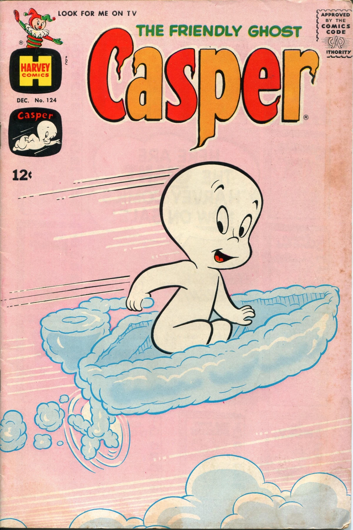 The Friendly Ghost, Casper Vol 1 124 | Harvey Comics Database Wiki | Fandom