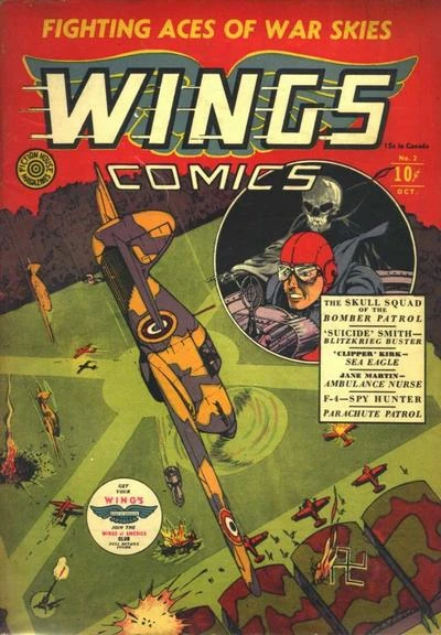 Wings Comics Vol 1 2 | Hey Kids Comics Wiki | Fandom