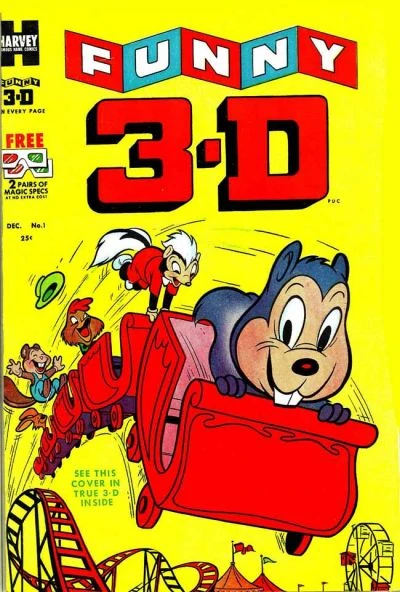 Funny 3-D Vol 1 1 | Harvey Comics Database Wiki | Fandom