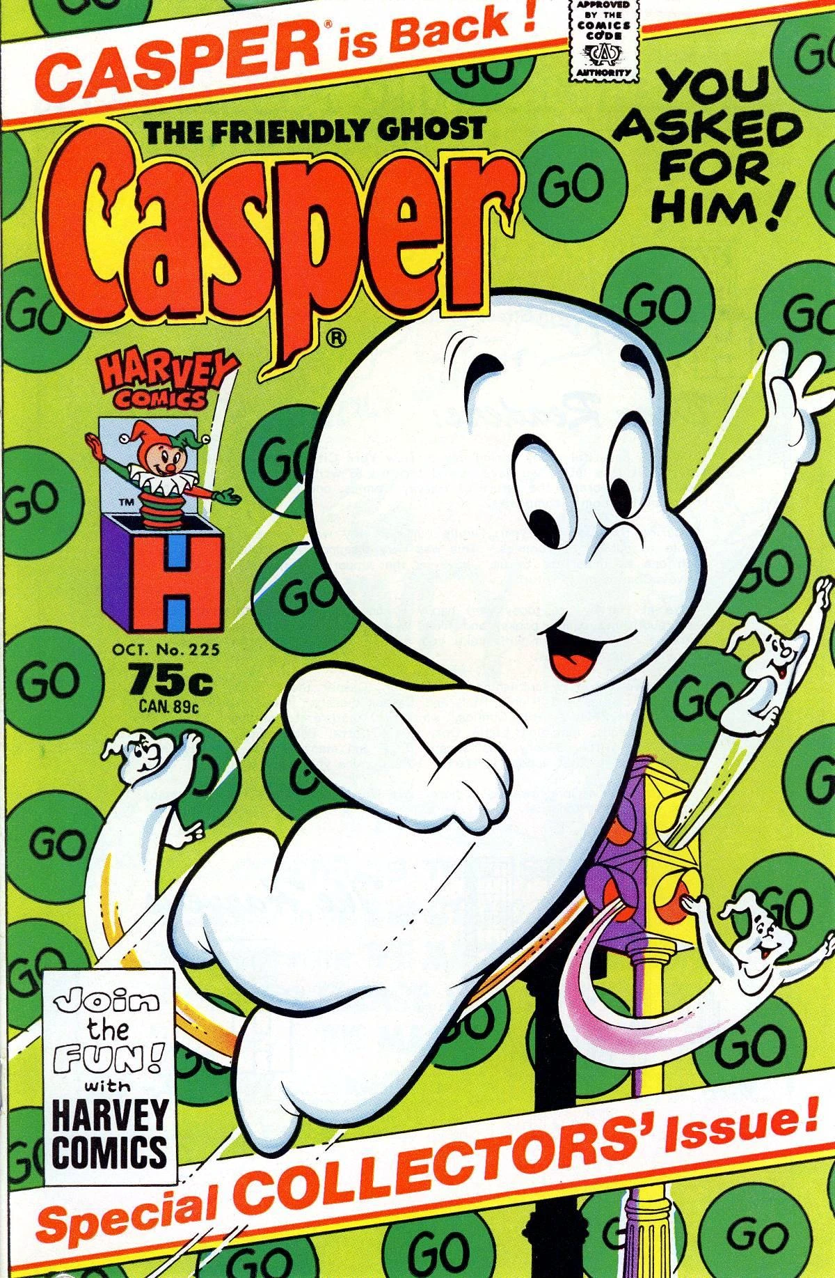 The Friendly Ghost, Casper Vol 1 225 | Harvey Comics Database Wiki | Fandom