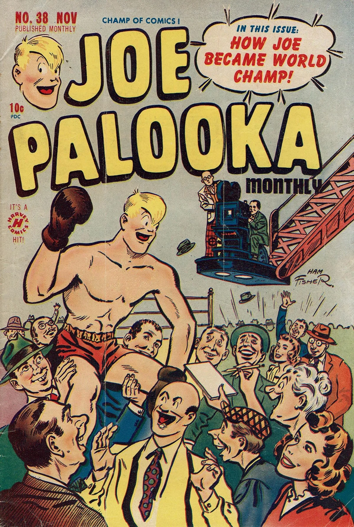 Joe Palooka Comics Vol 1 38 | Harvey Comics Database Wiki | Fandom