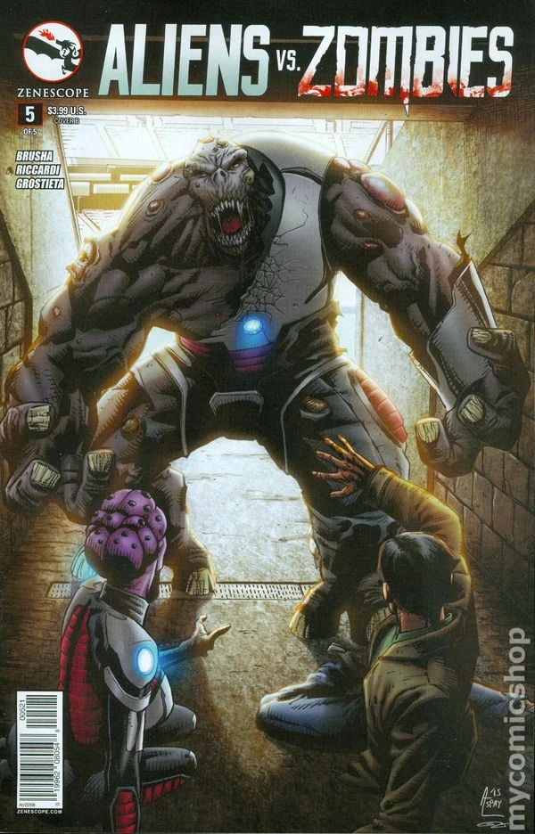 Aliens vs. Zombies Vol 1 5 | Zenescope Entertainment Wiki | Fandom