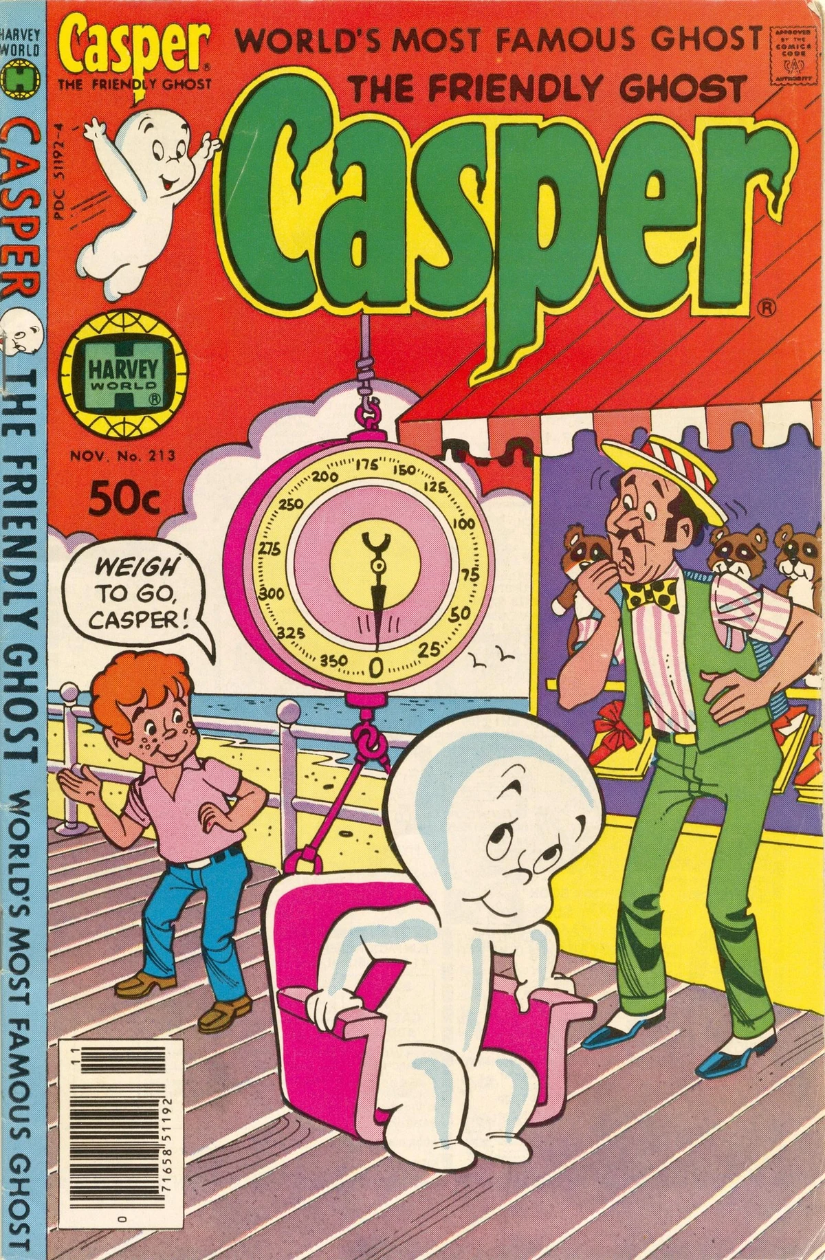 The Friendly Ghost, Casper Vol 1 213 | Harvey Comics Database Wiki | Fandom