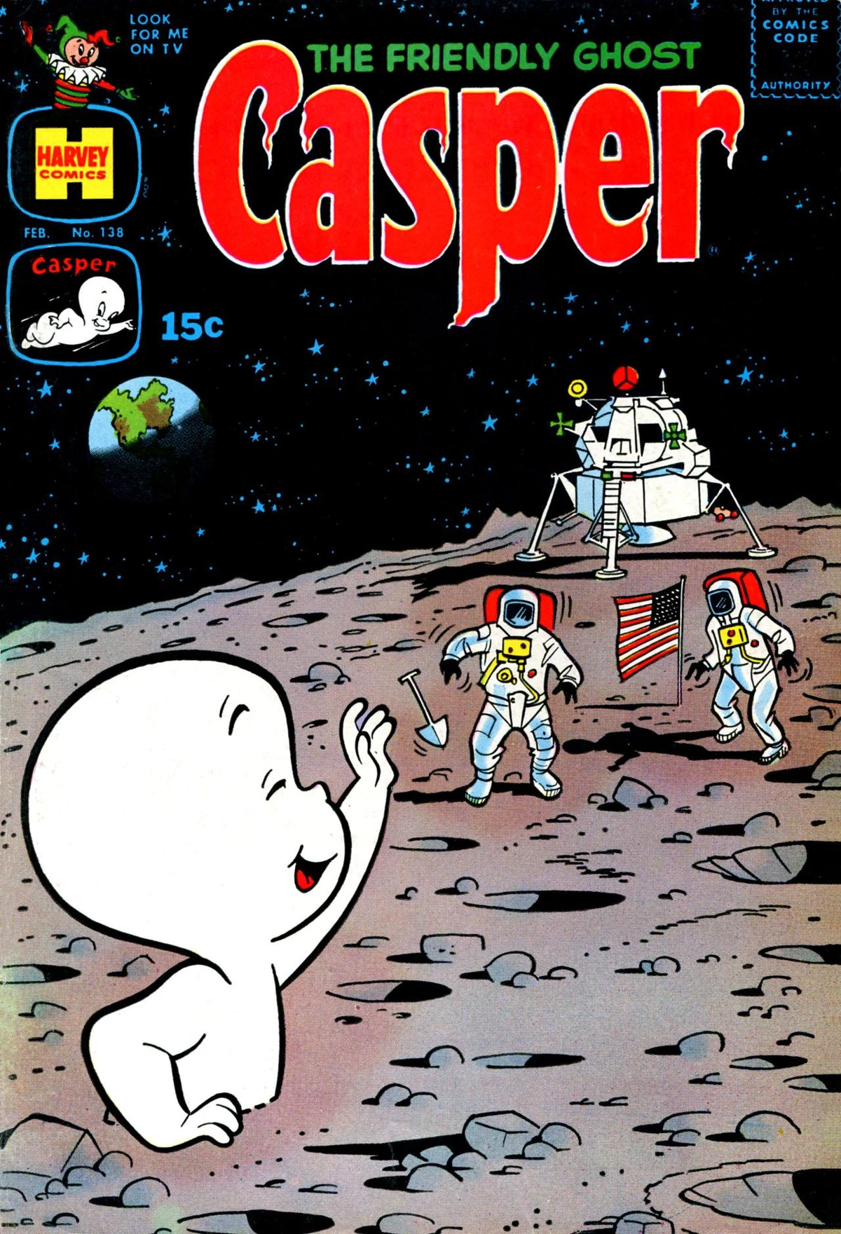The Friendly Ghost, Casper Vol 1 138 | Harvey Comics Database Wiki | Fandom
