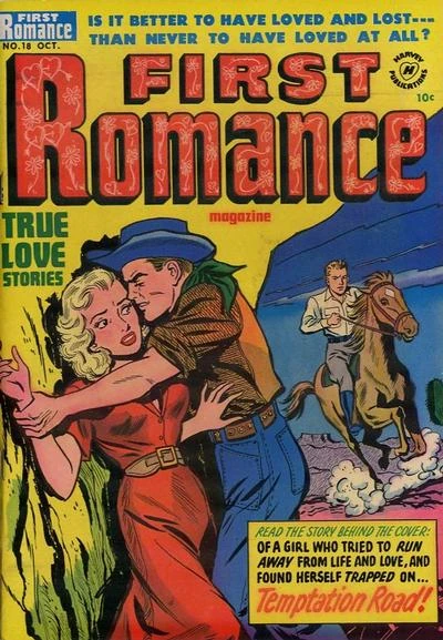 First Romance Magazine Vol 1 18 | Harvey Comics Database Wiki | Fandom