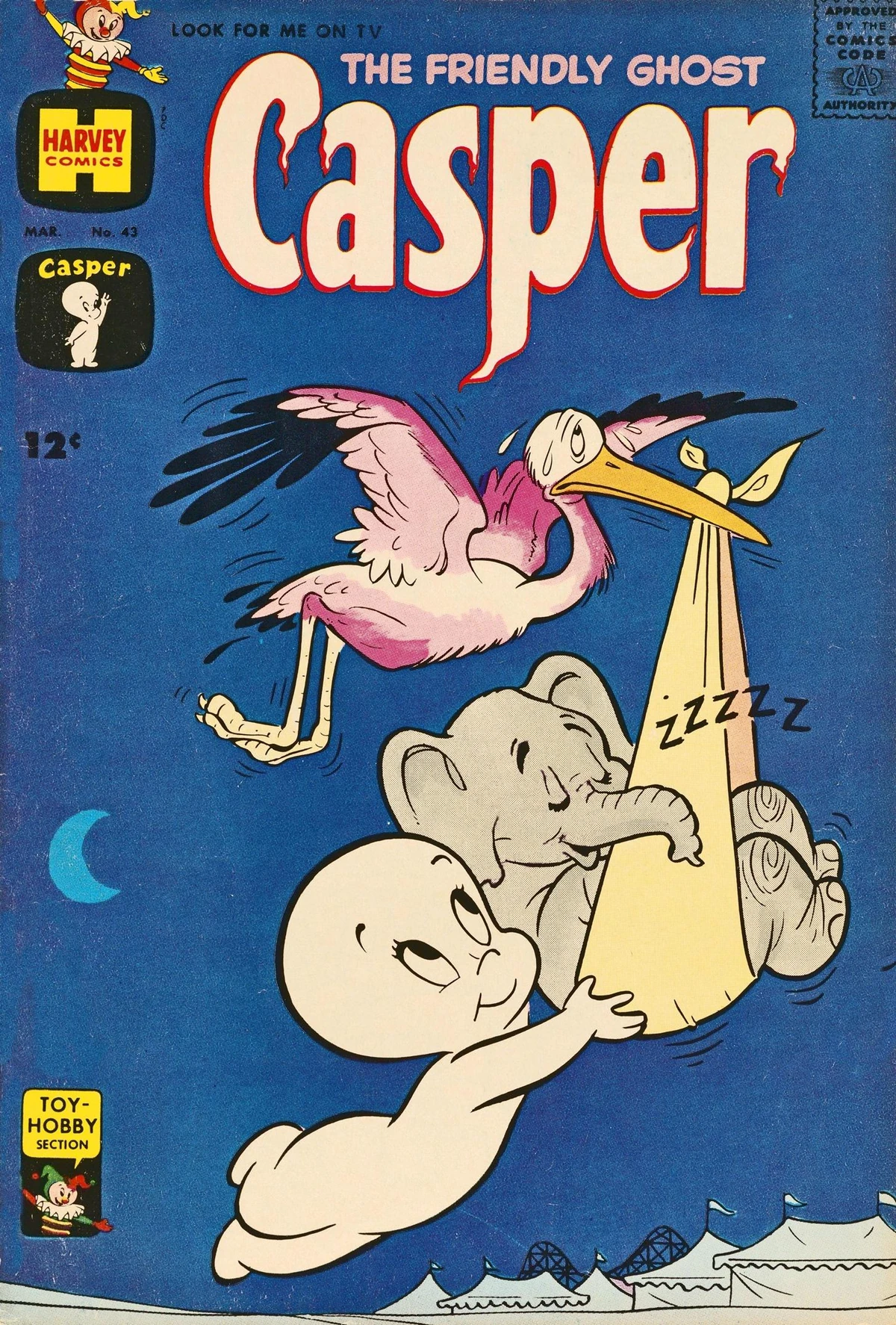 The Friendly Ghost, Casper Vol 1 43 | Harvey Comics Database Wiki | Fandom