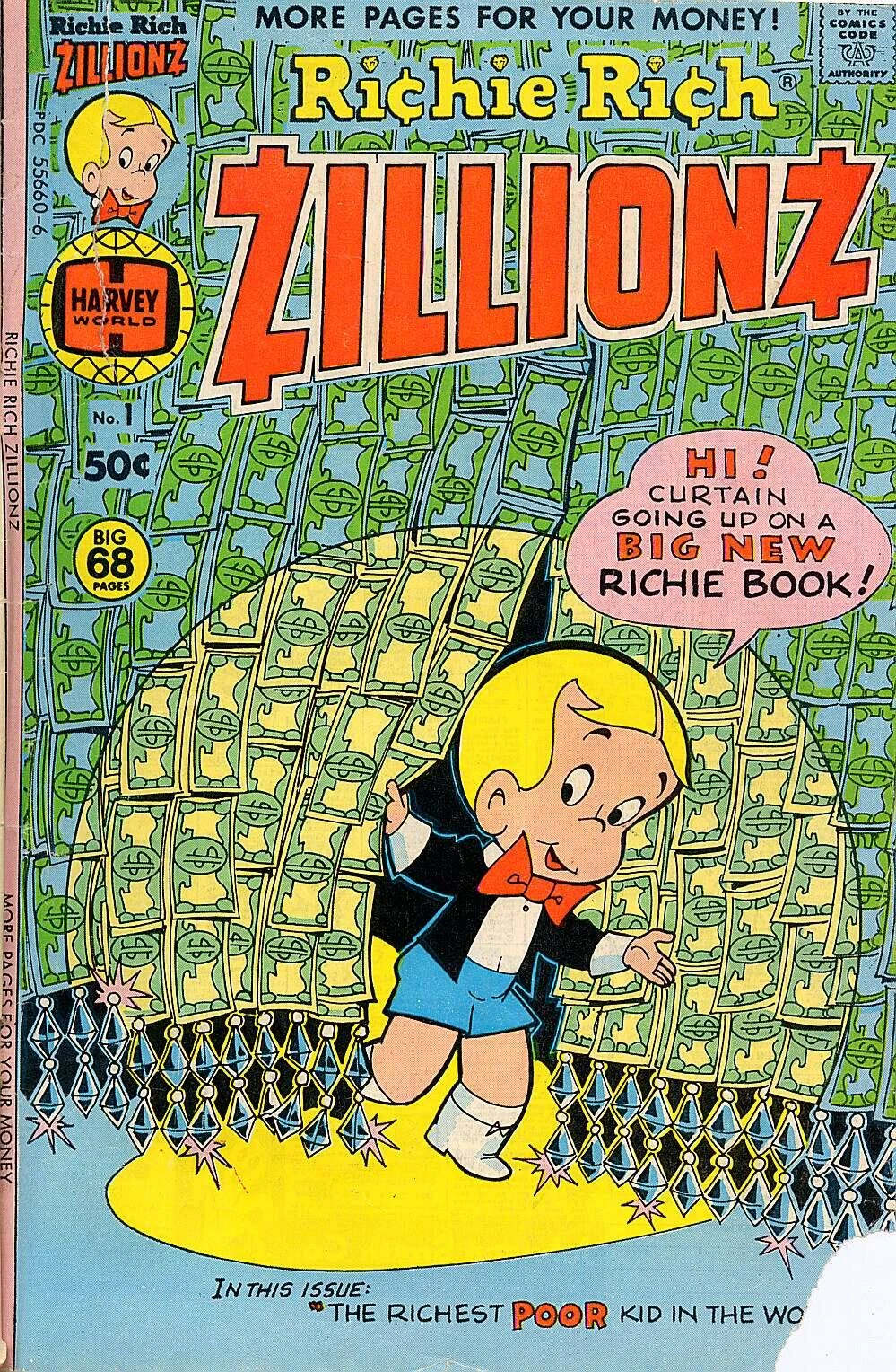 Richie Rich Zillionz Vol 1 1 | Harvey Comics Database Wiki | Fandom