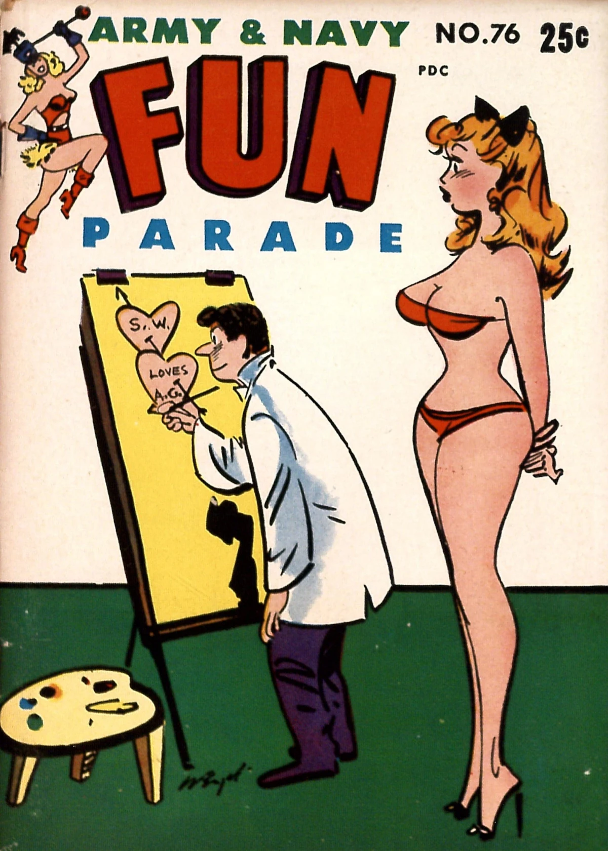 Army & Navy Fun Parade Vol 1 76 | Harvey Comics Database Wiki | Fandom