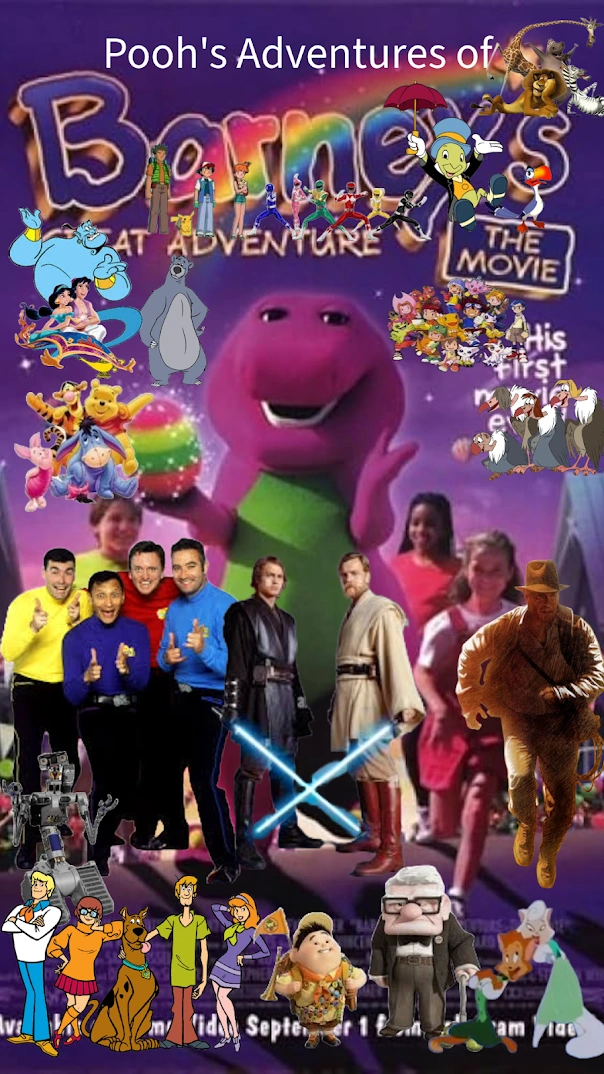 The Wiggles Barney Crossover