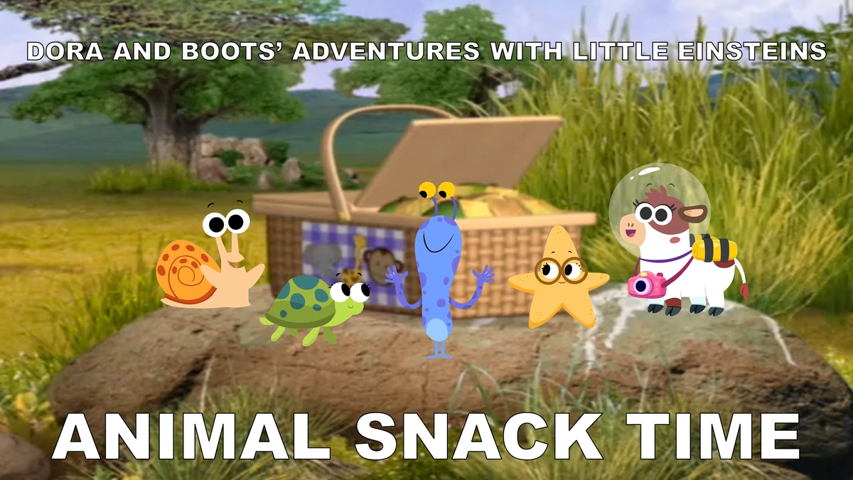 Dora and Boots' Adventures with Little Einsteins: Animal Snack Time | Crossovers and Fan ...