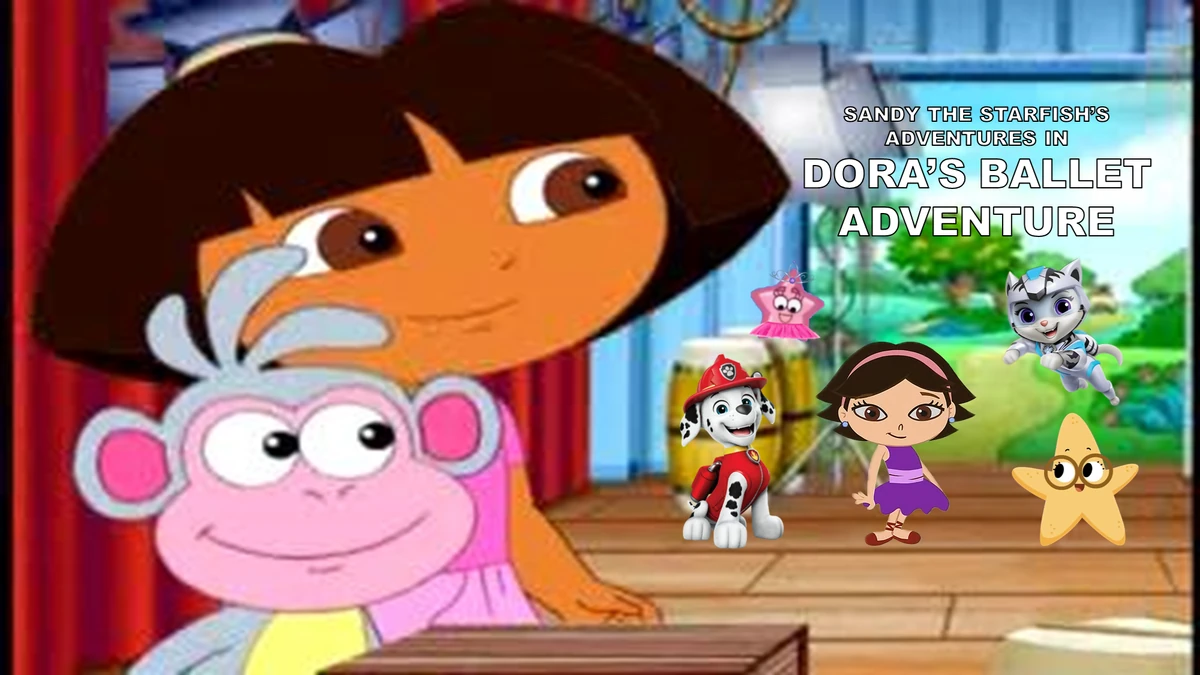 Sandy the Starfish's Adventures in Dora the Explorer: Dora's Ballet Adventure | Crossovers and ...