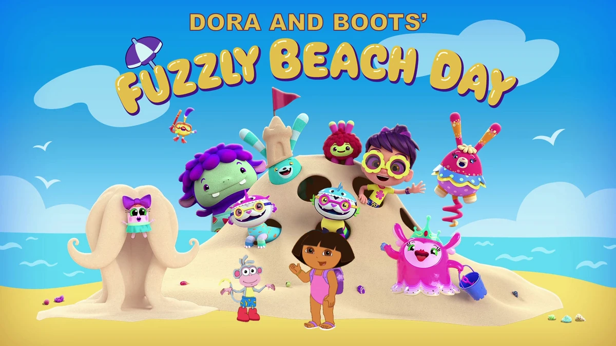Dora and Boots' Fuzzly Beach Day | Crossovers and Fan Episodes Wiki ...