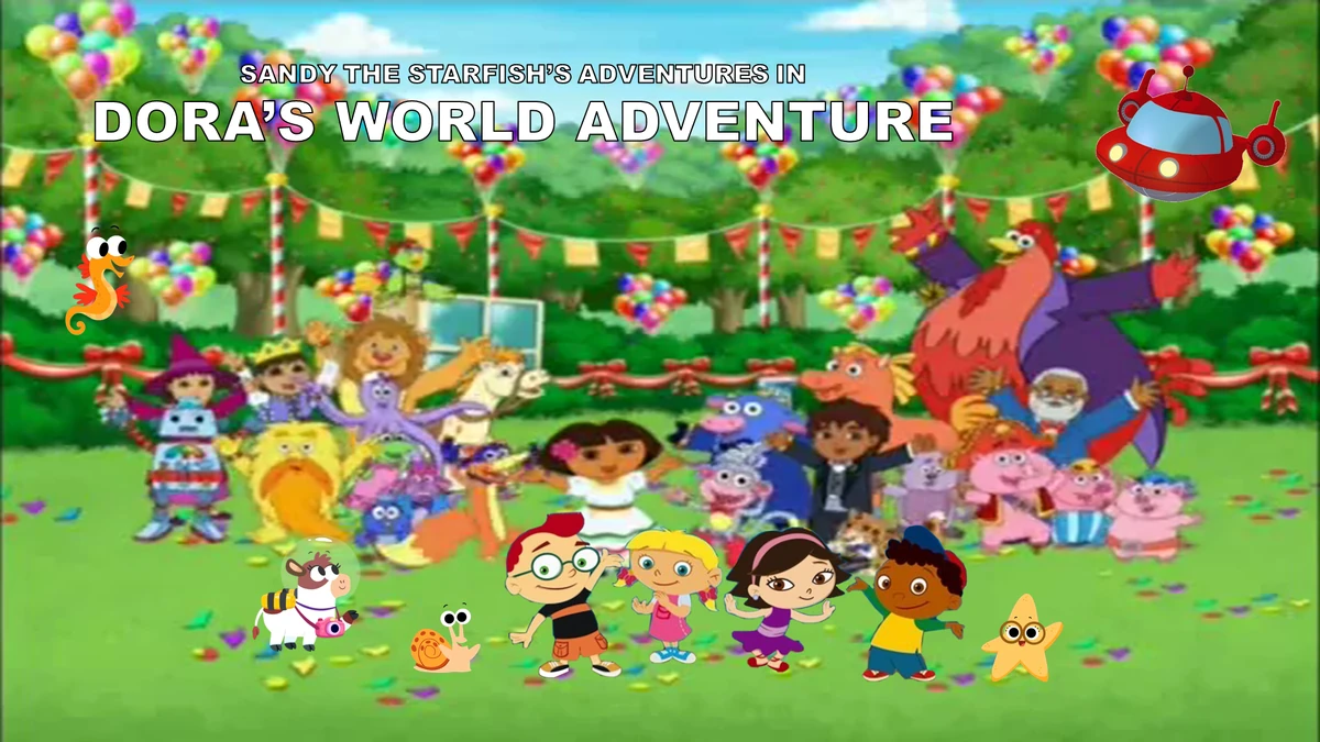 Sandy the Starfish's Adventures in Dora the Explorer: Dora's World Adventure | Crossovers and ...