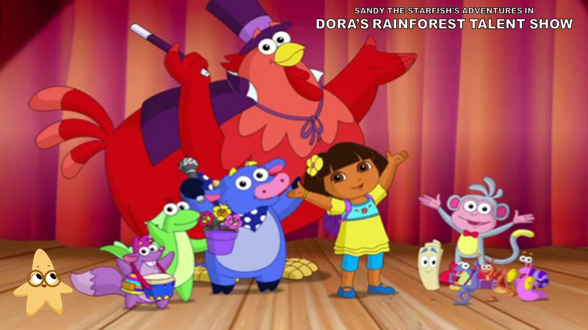 Sandy the Starfish's Adventures in Dora the Explorer: Dora's Rainforest ...