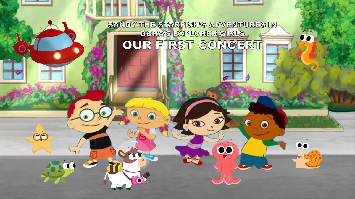 Sandy the Starfish's Adventures in Dora's Explorer Girls: Our First ...