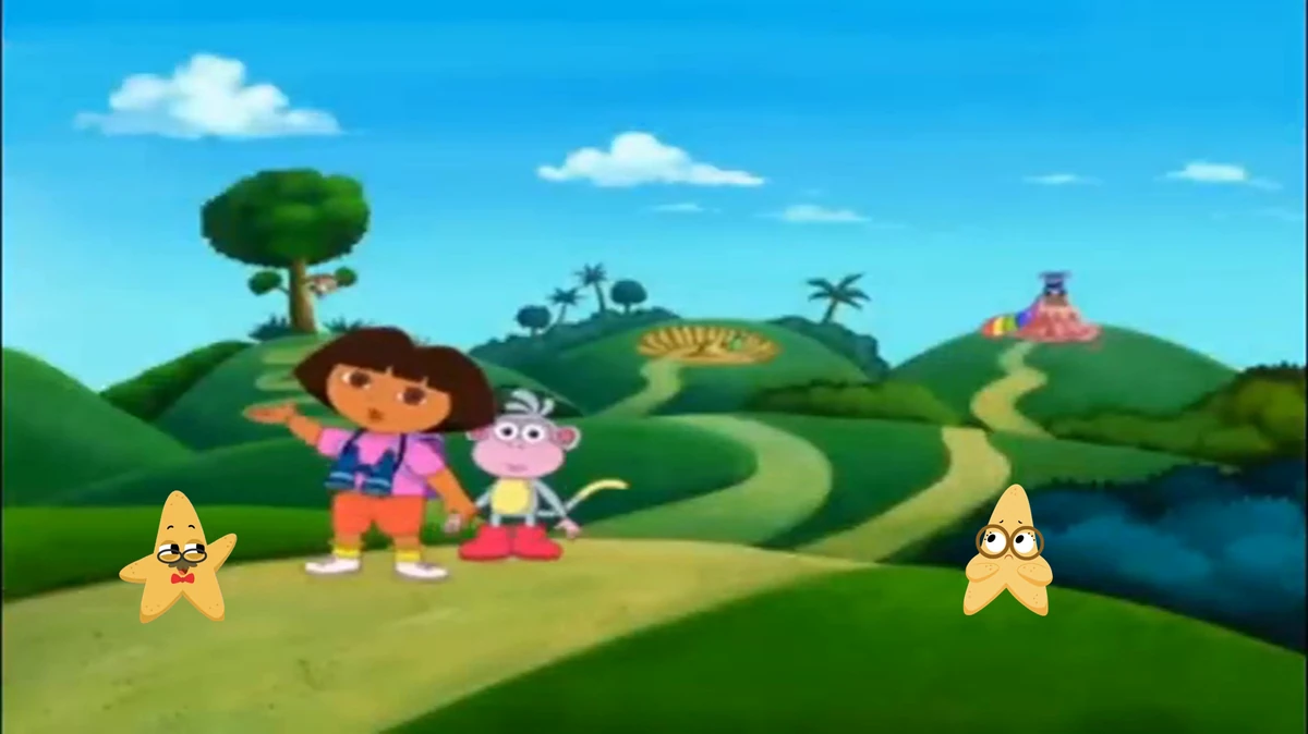 Sandy the Starfish's Adventures in Dora the Explorer: Rescue, Rescue ...