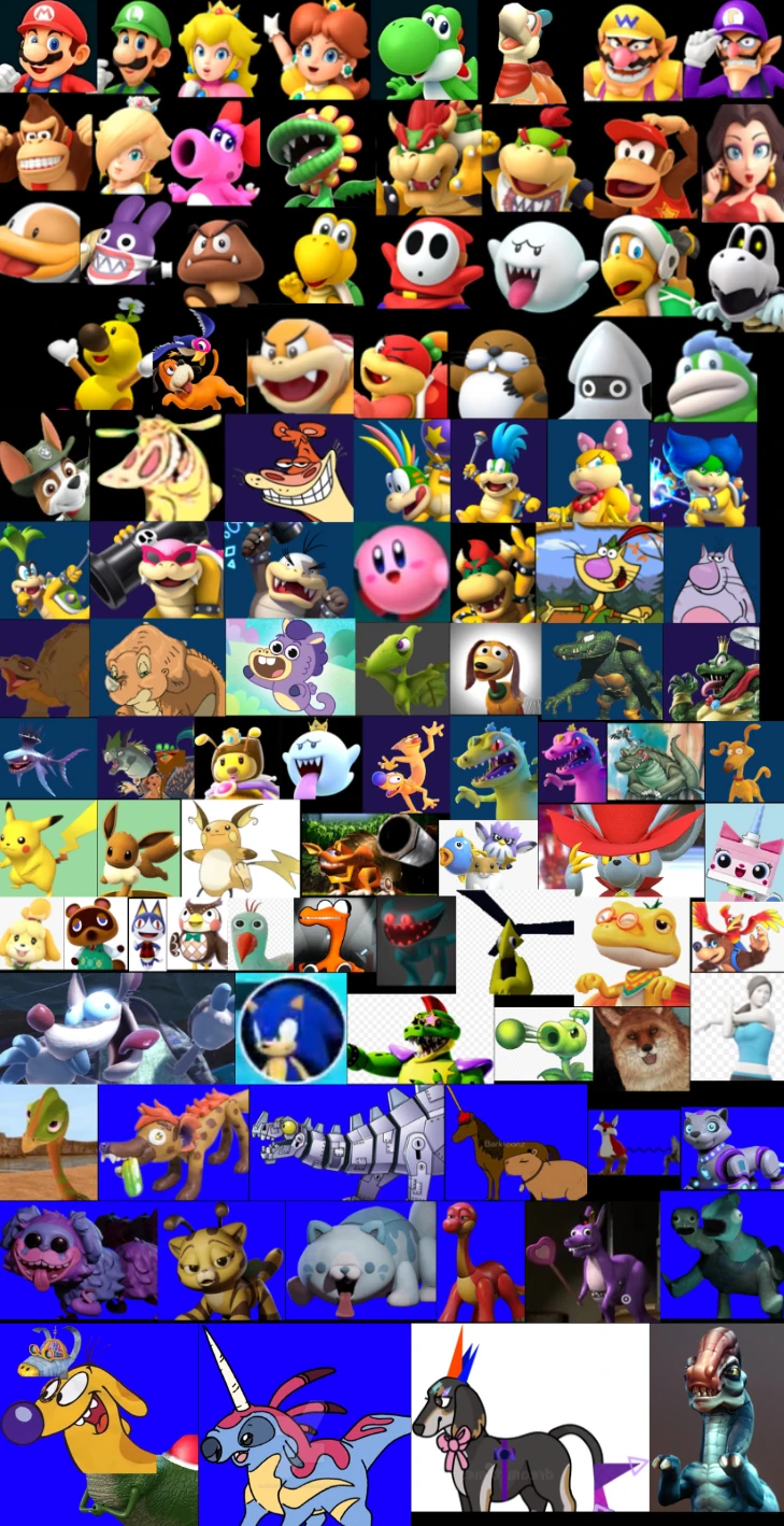 Crossover Roster For Super Mar Party 2 | Crossovers. Ultimate Wiki | Fandom