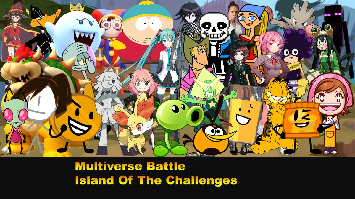 Multiverse Battle: Island Of The Challenges (S1) | Crossoverse Of Paper ...