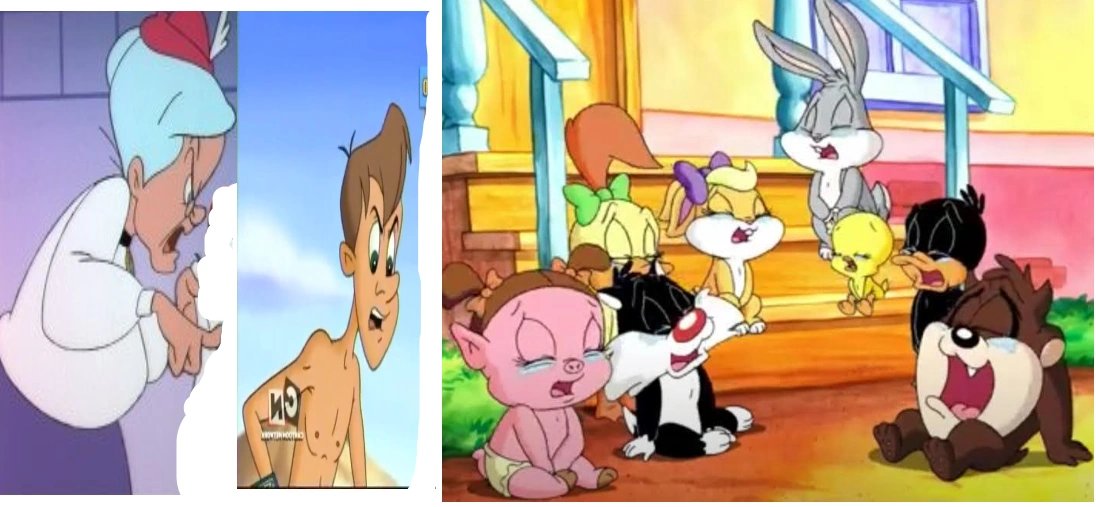 The Baby Looney Tunes & Diego force everyone to watch their shows ...