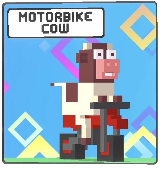 Motorbike Cow | Crossy Road Wiki | Fandom