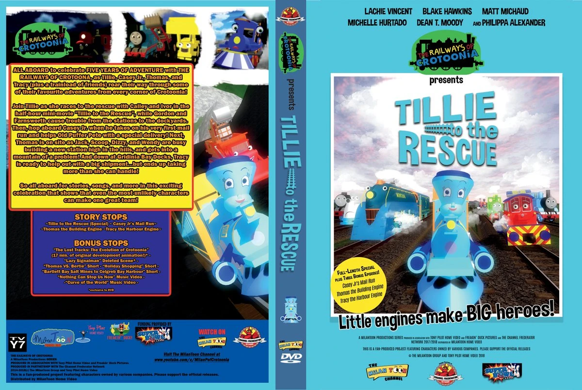 Tillie to the Rescue (DVD/VHS) | The Railways of Crotoonia Wiki | Fandom