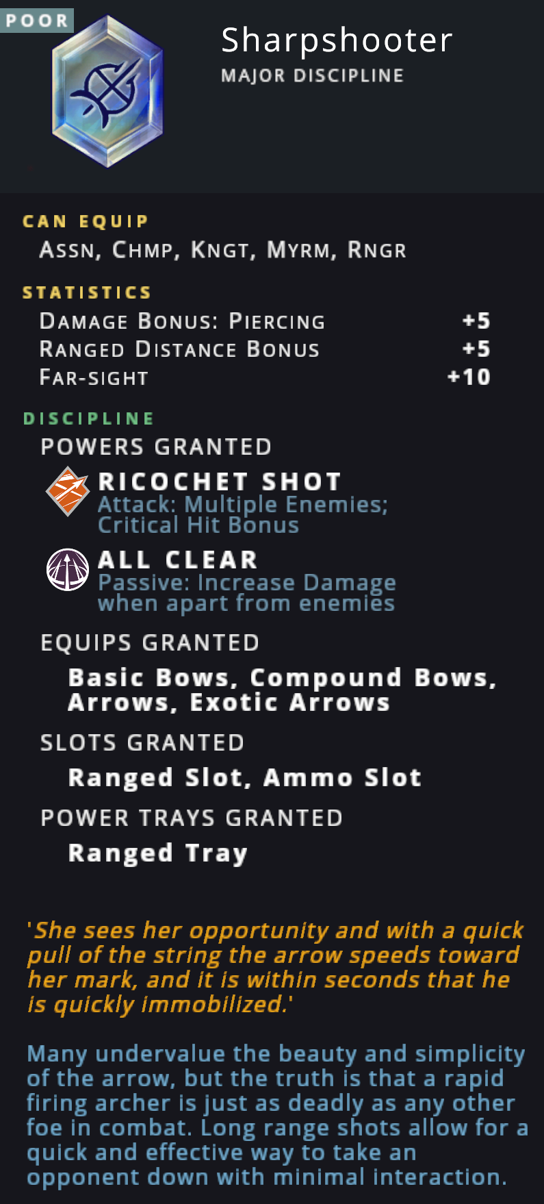 Sharpshooter - The Official Crowfall Wiki