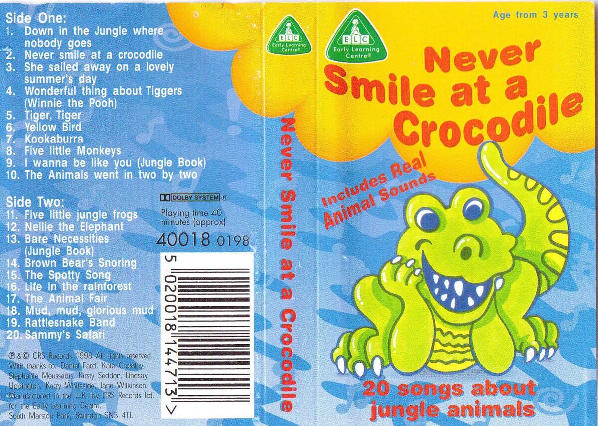 Never Smile At A Crocodile 1998 Cassette Crs Records Wiki Fandom