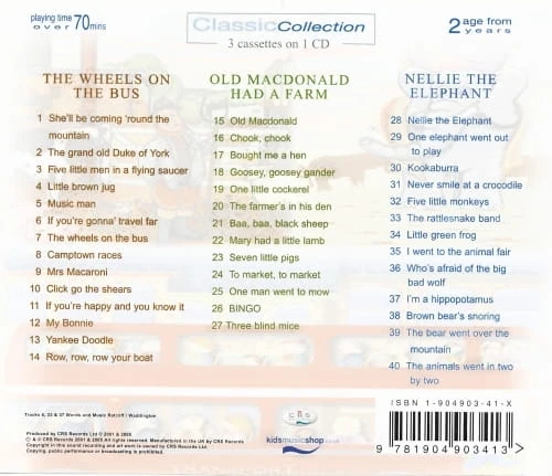 Classic Collection Volume 1 | CRS Records Wiki | Fandom