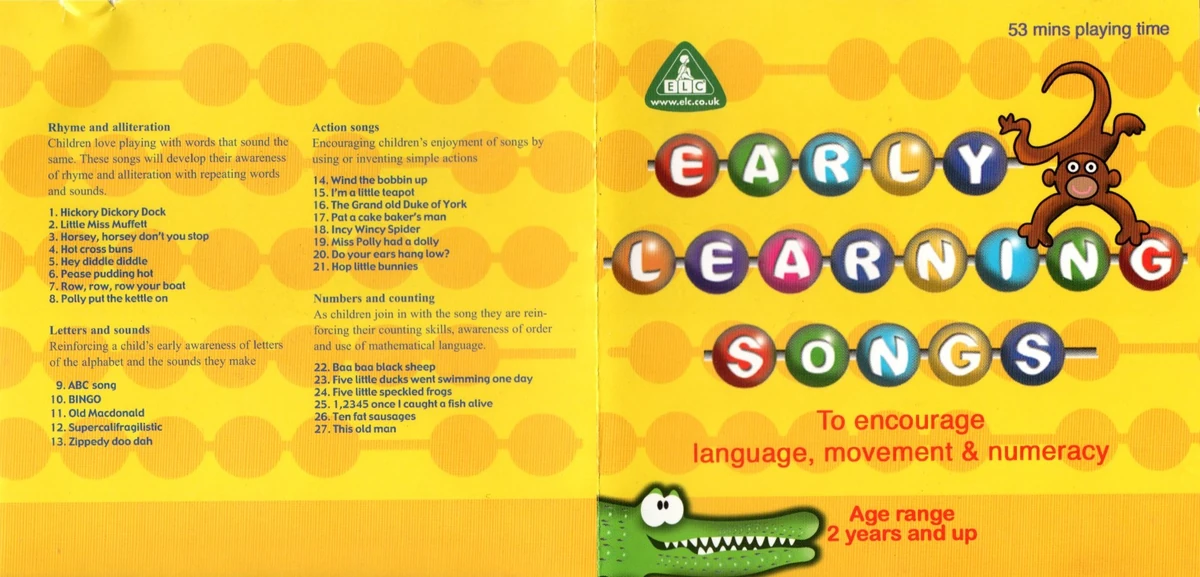 Early Learning Songs | CRS Records Wiki | Fandom